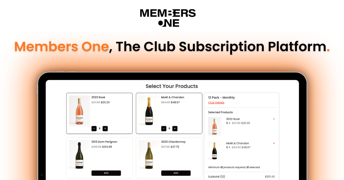 Account Settings – Members One